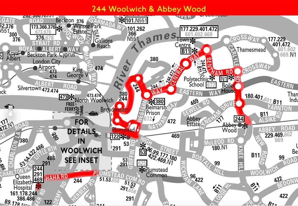 London Bus Route 244