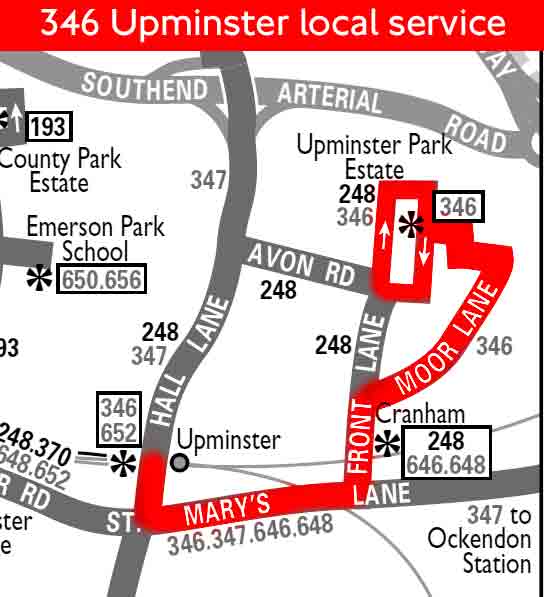 London Bus Route 346 London Bus Route 346