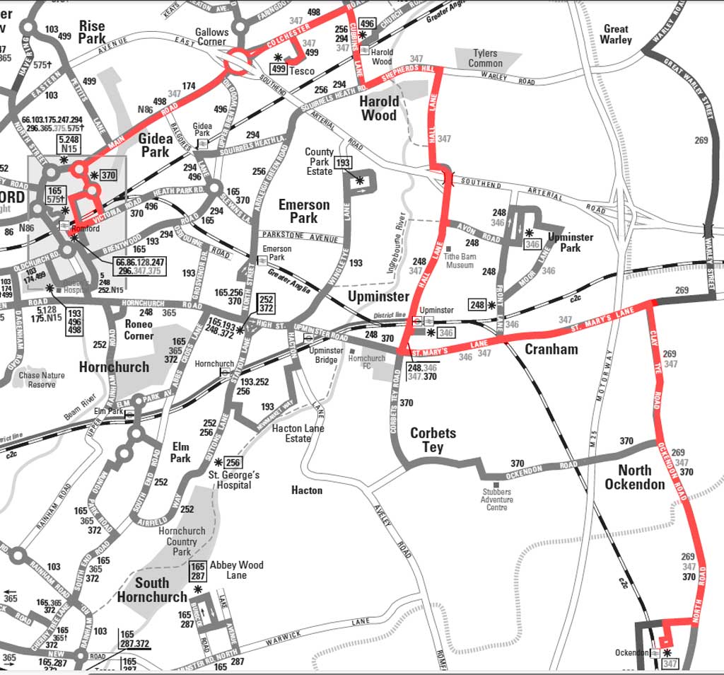 London Bus Route 347 London Bus Route 347