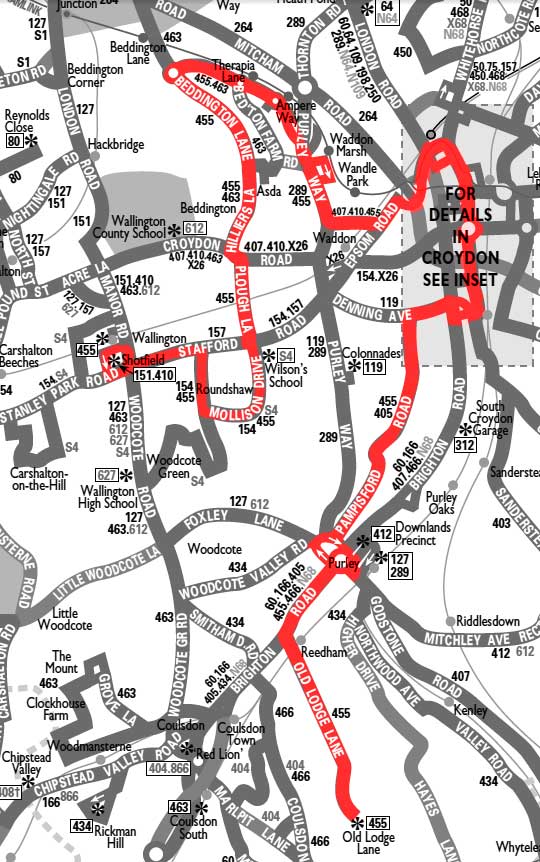 London Bus Route 455