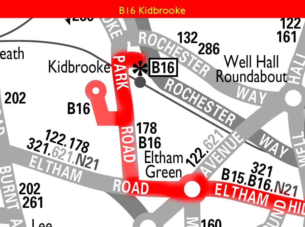 London Bus Route B16