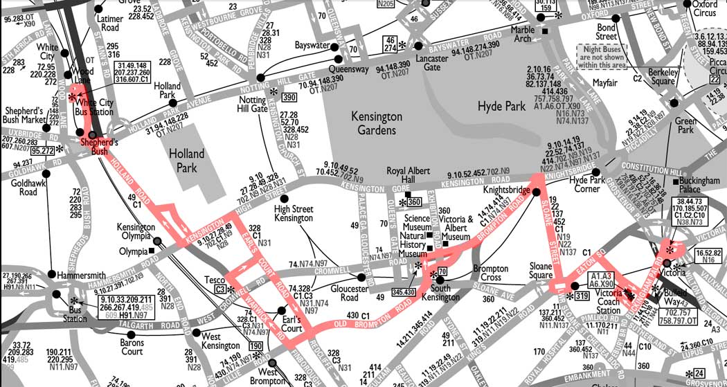London Bus Route C1 London Bus Route C1