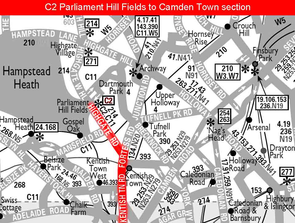 London Bus Route C2