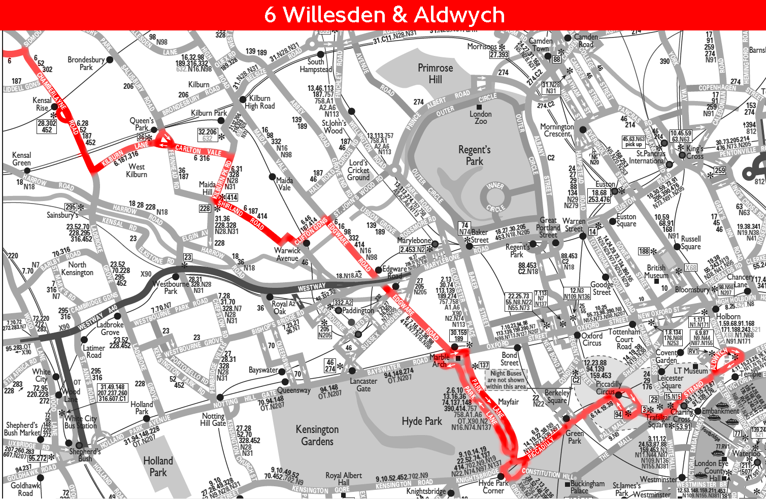 London Bus Route 6