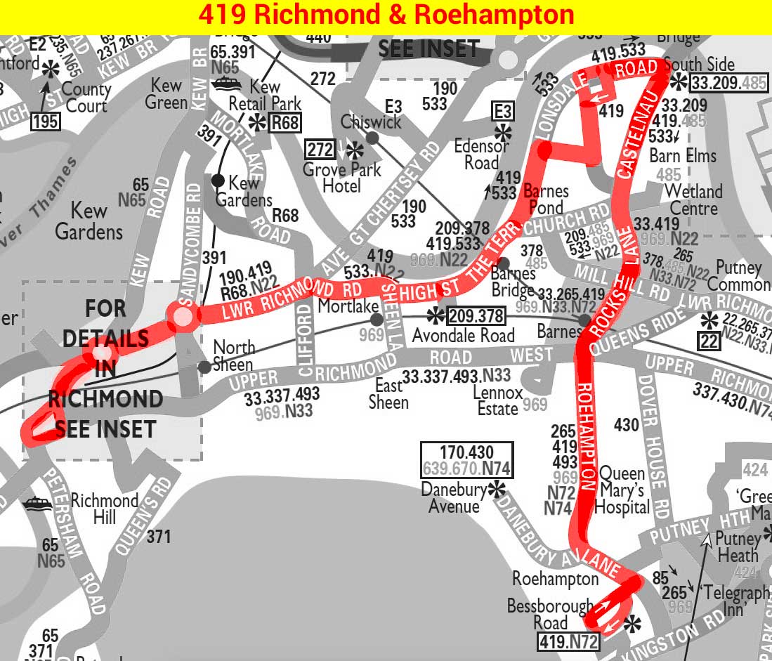 London Bus Route 419