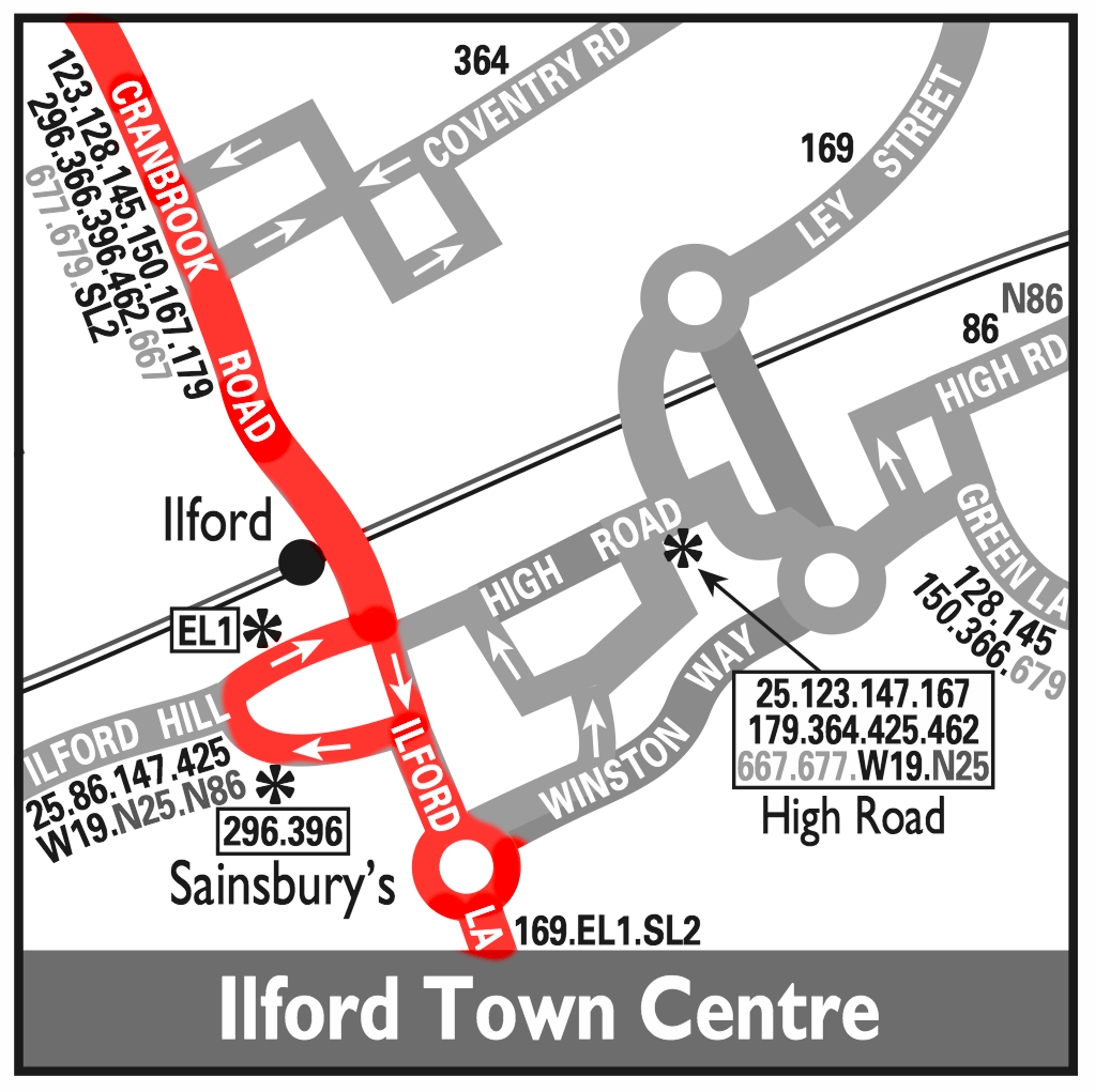 London Bus Route Superloop SL2