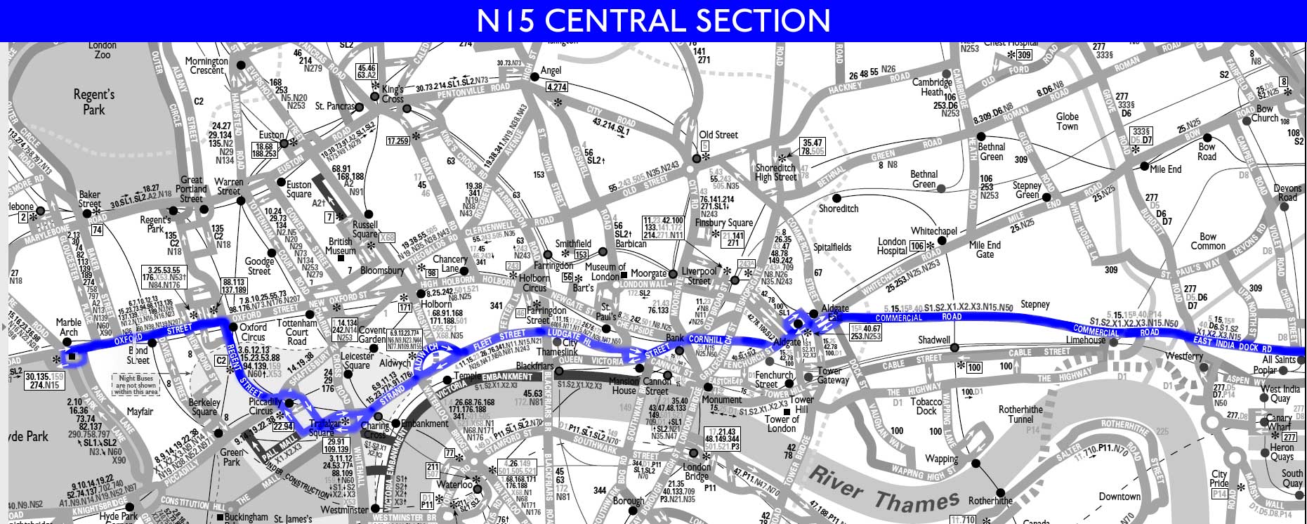 London Bus Route N15