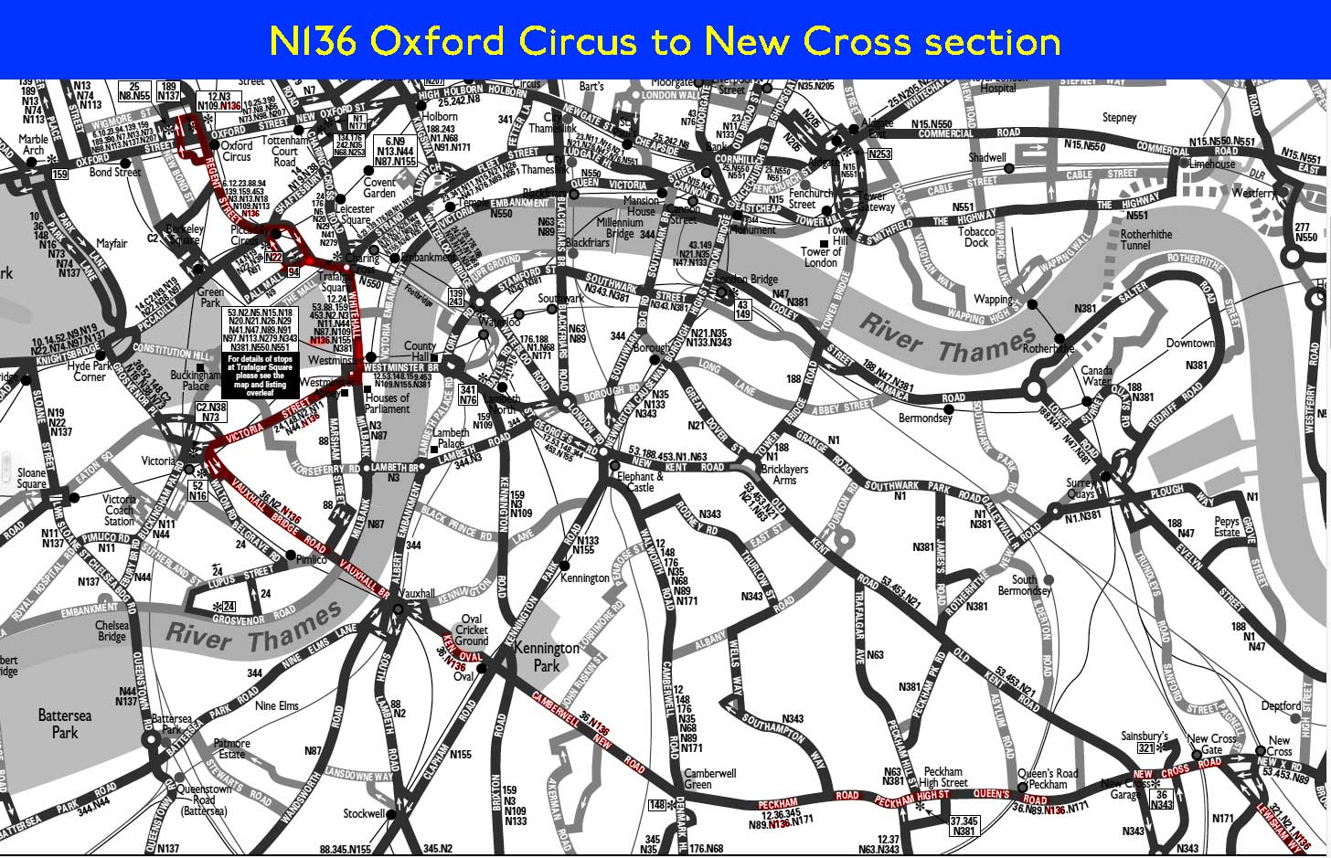 London Bus Route N136