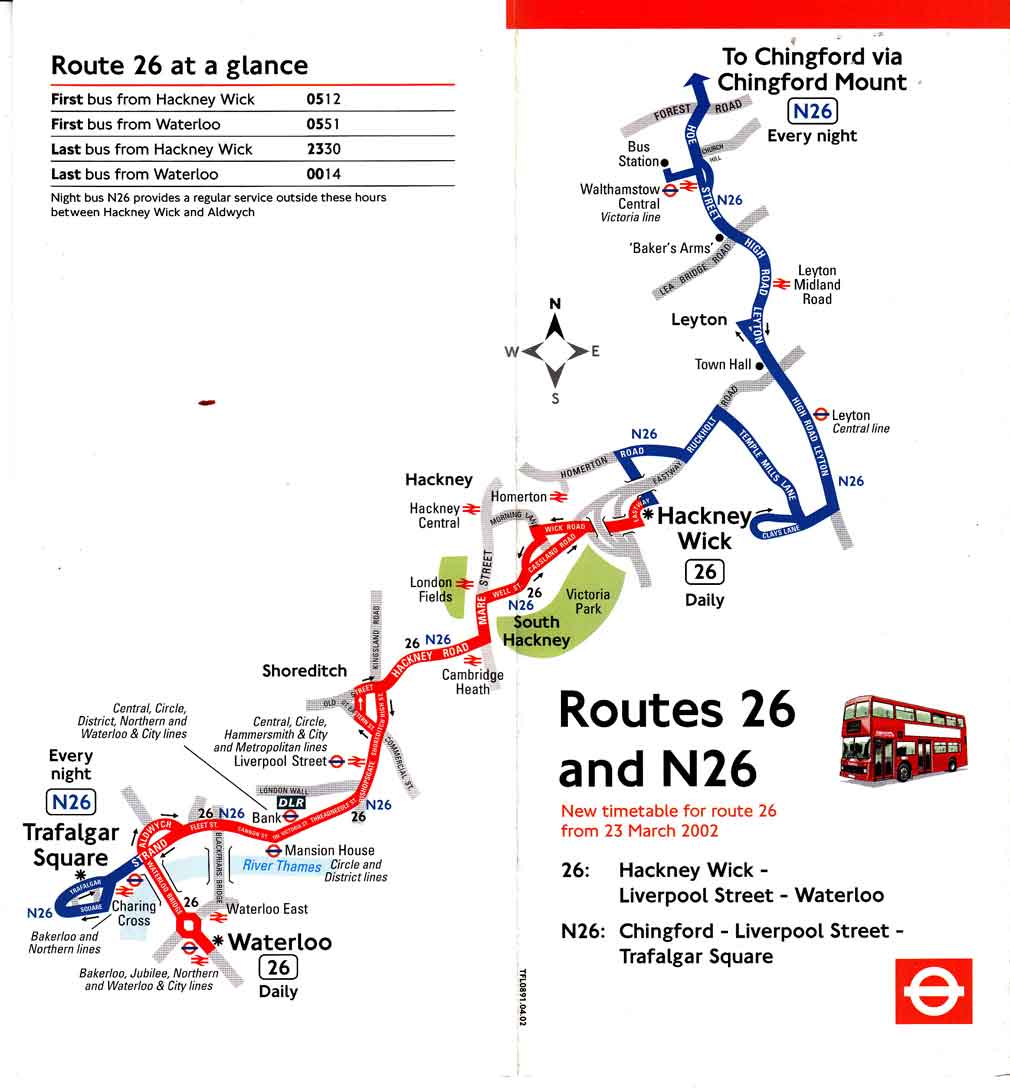 London Bus Route N26