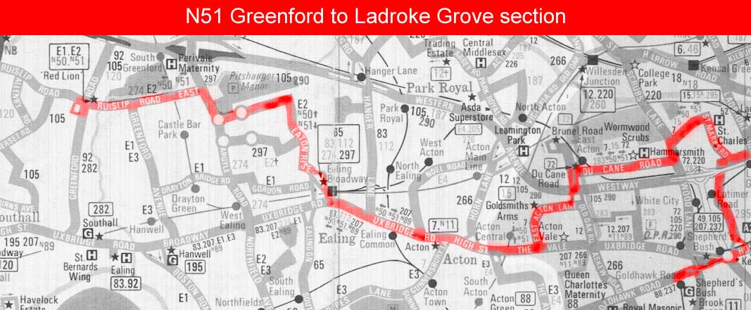 London Bus Route N51