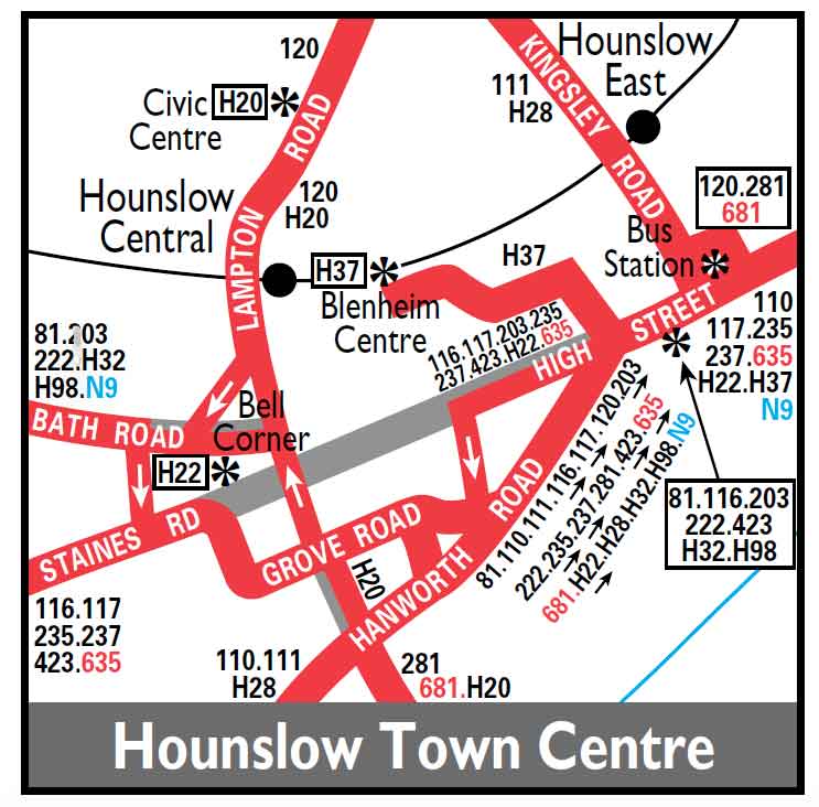 London Bus Route H32