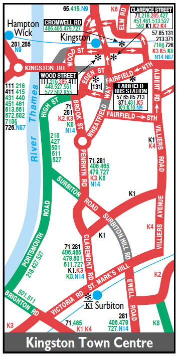 London Bus Route K5